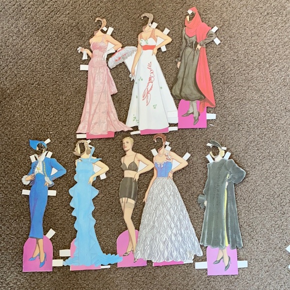 Other | 9 Paper Dolls 195s Style | Poshmark